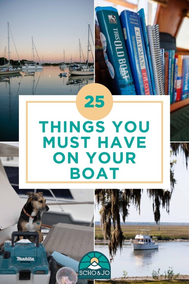 25 Boat Life Essentials - the things that keep us afloat | Scho & Jo