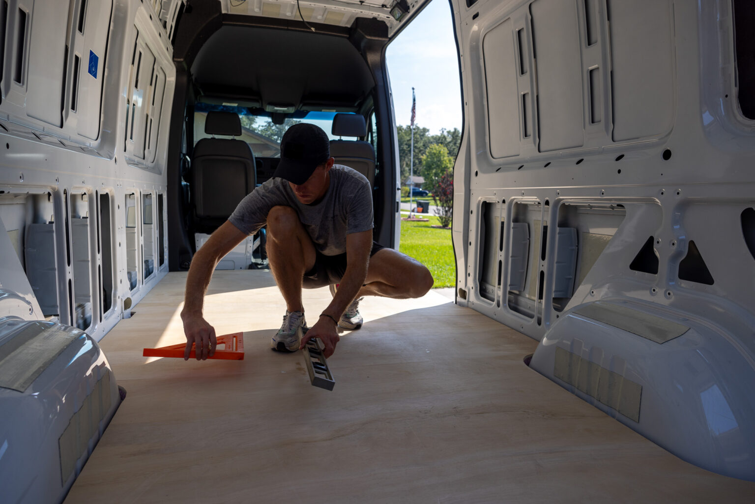 Our SIMPLE, INSULATED, and BEAUTIFUL Camper Van Floor | Scho & Jo