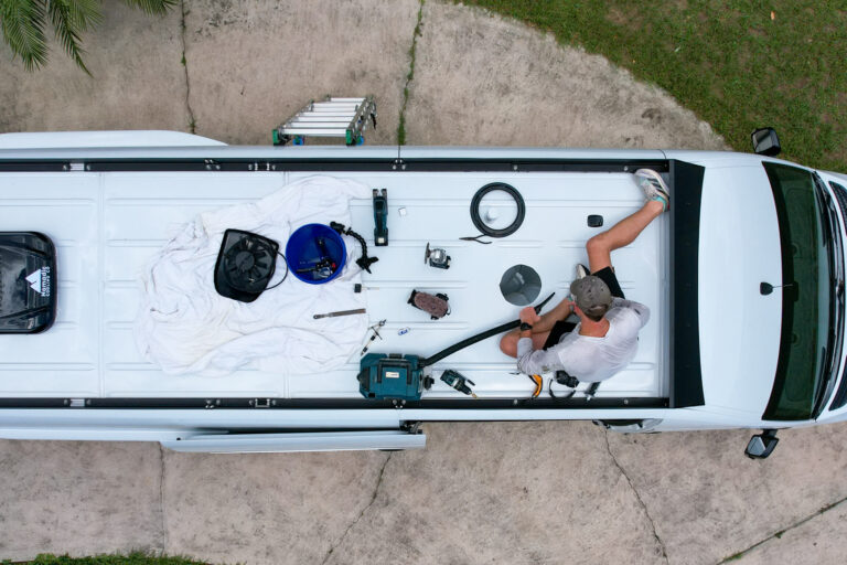 Camper Van Fans: How to STAY COOL in your DIY Van