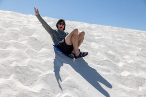 How to Sand Sled in White Sands National Park in 2026 | Scho & Jo
